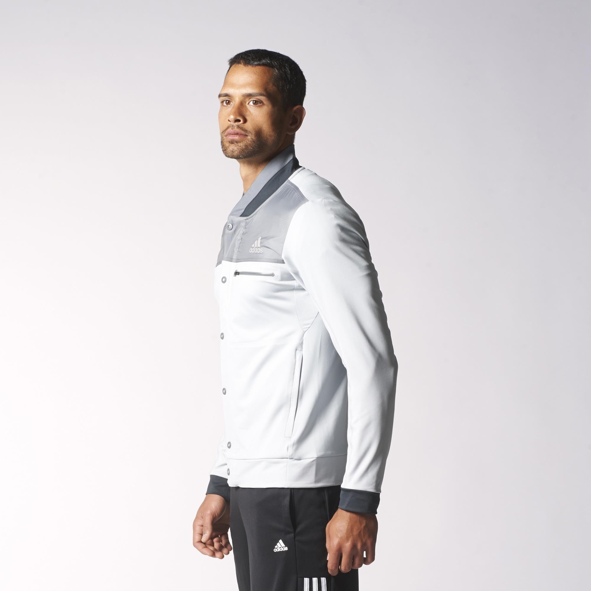 Adidas Mens Barricade Jacket - Clear Grey - Tennisnuts.com