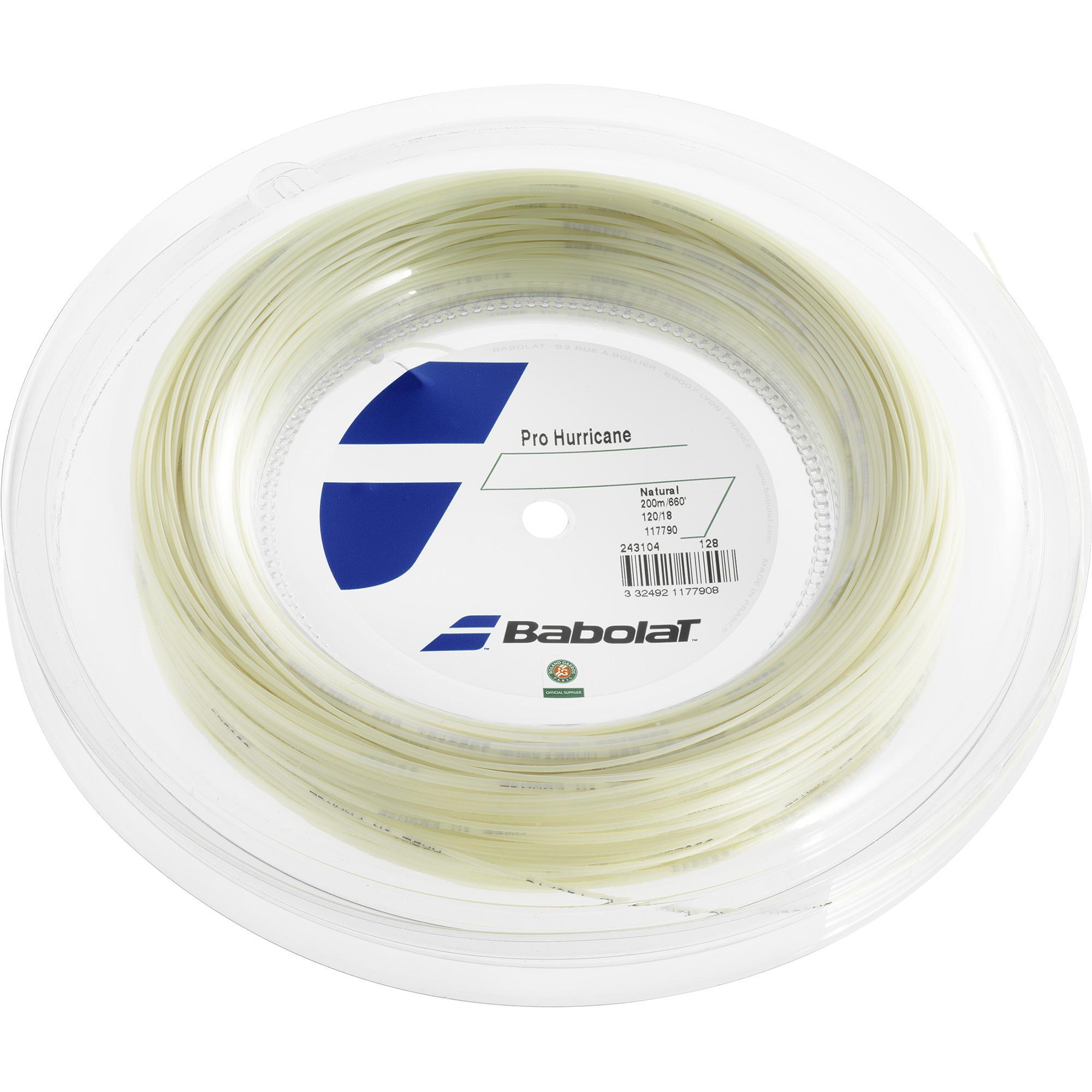 Babolat Pro Hurricane 200m Tennis String Reel - Natural - Tennisnuts.com