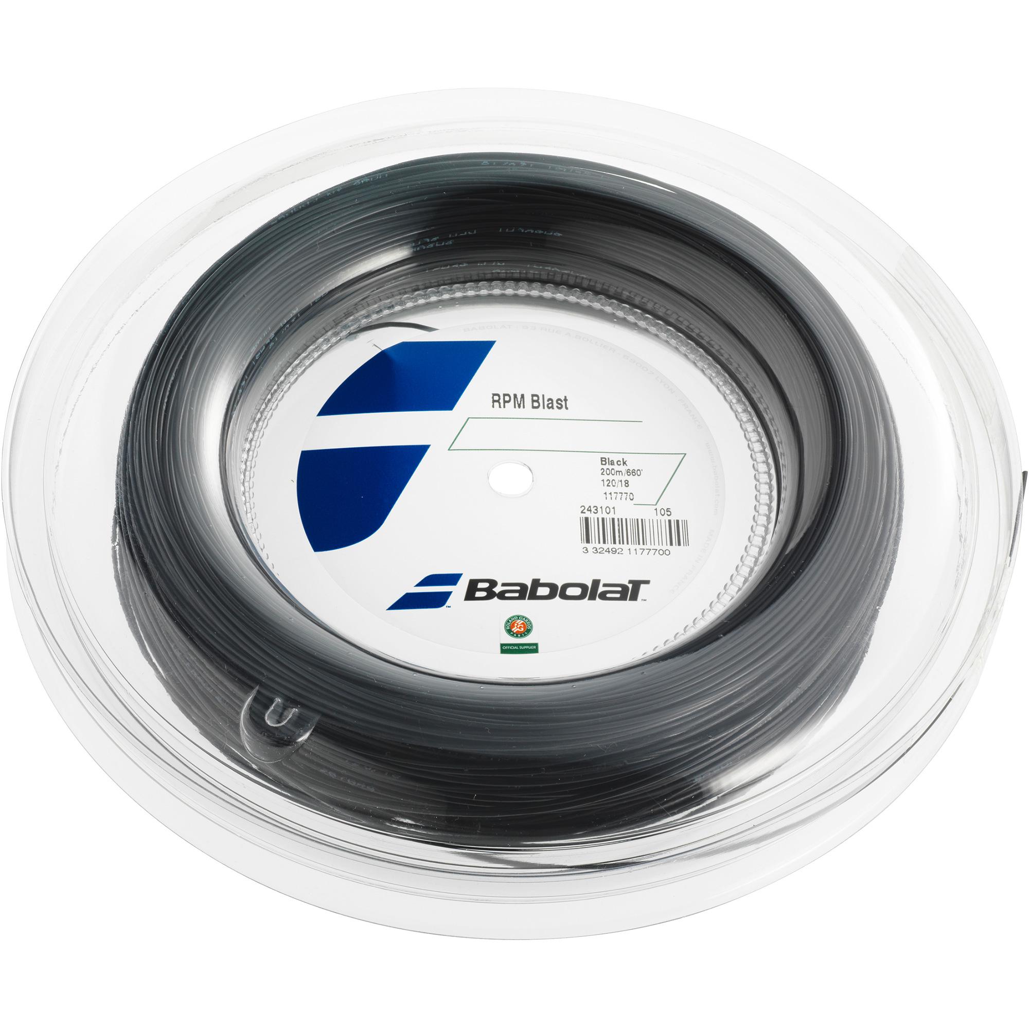 Babolat RPM Blast 200m Tennis String Reel - Black - Tennisnuts.com