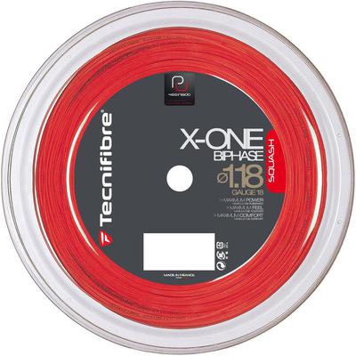 Tecnifibre X-One Biphase 1.18mm 200m Squash String Reel - Red ...