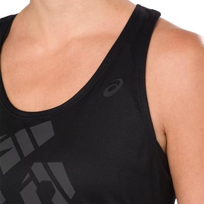Asics Womens Practice Graphic Tank Top - Black