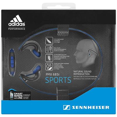 Sennheiser PMX 685i Sports Earphones with Mic - Black/Blue - Tennisnuts.com