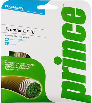 String Upgrade: Prince Premier LT Tennis Strings- 16/17 (Natural)