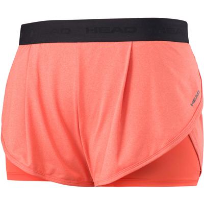 Head Womens Vision Shorts - Coral - Tennisnuts.com