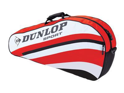 Dunlop Club 3 Racket Bag - Red - Tennisnuts.com