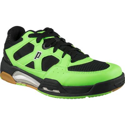 Prince Mens NFS Attack Squash Shoes - Black/Green - Tennisnuts.com