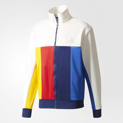 Adidas Mens New York Jacket - Chalk White/Multi-Colour