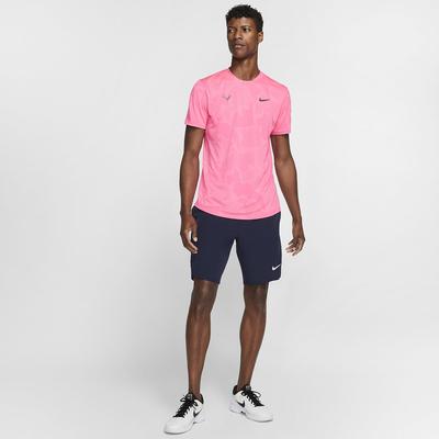 Nike Mens AeroReact Rafa Top - Digital Pink/Gridiron - Tennisnuts.com