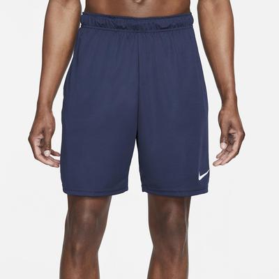 Nike Mens Dri-FIT Knit Tennis Shorts - Navy Blue