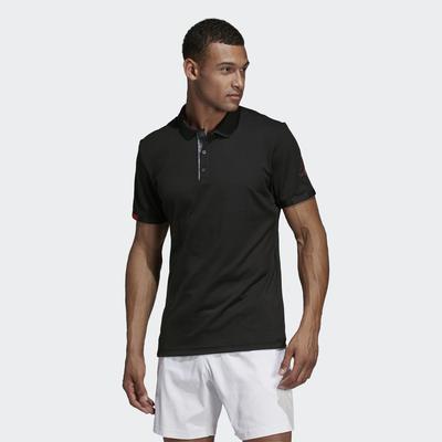 Adidas Mens MatchCode Polo Shirt - Black - Tennisnuts.com