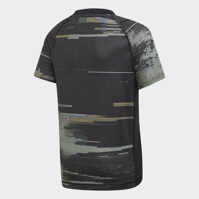 Adidas Boys New York Graphic T-Shirt - Black - Tennisnuts.com