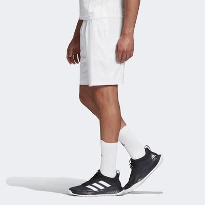Adidas Mens Ergo Tennis Shorts Engineered - White