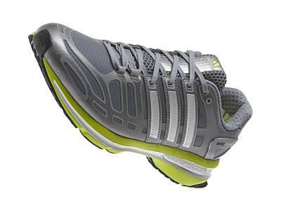 Adidas Womens Sonic Boost Running Shoes - Grey/Lime/Silver