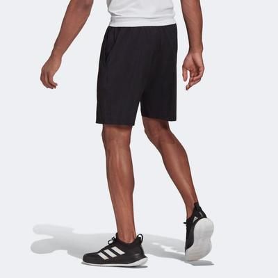 Adidas Mens Club Stretch-Woven Shorts - Black - Tennisnuts.com