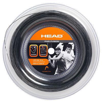 Head PWR Fusion 200m Tennis String Reel - Black