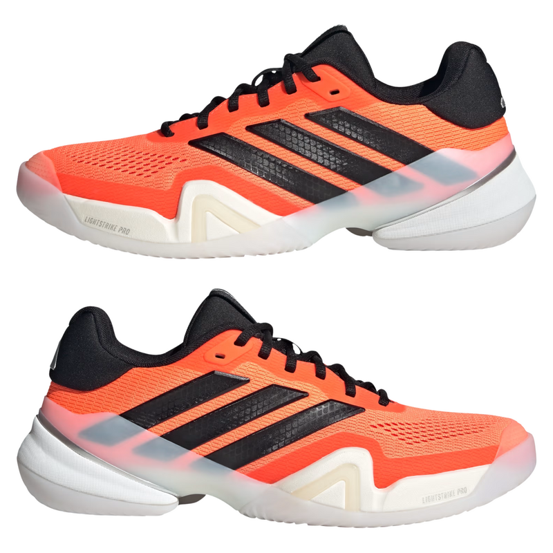 Adidas Mens Barricade 14 Tennis Shoes - Lucid Orange / Core Black ...