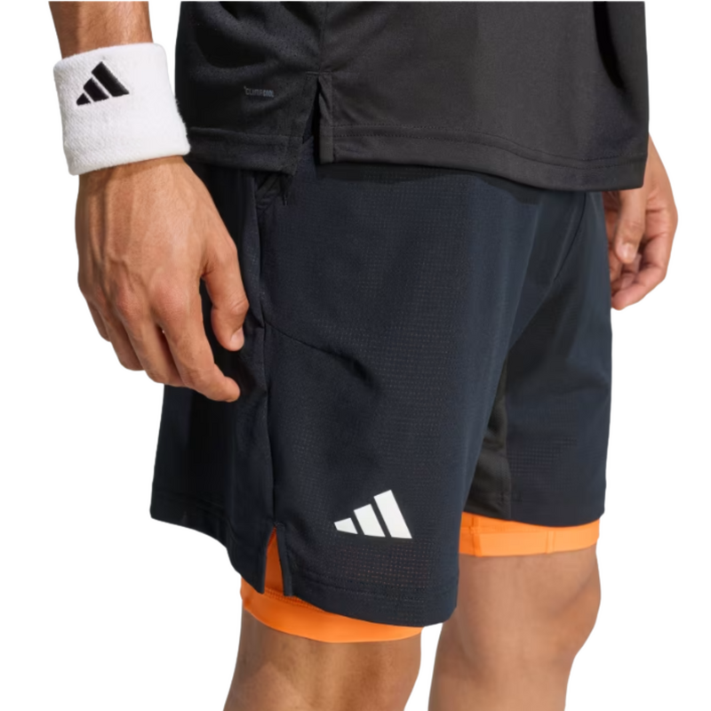 Adidas Mens Short and Tight Set- Black
