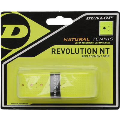 Dunlop Revolution Natural Tennis Replacement Grip - Yellow - Tennisnuts.com