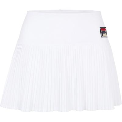Fila Womens Elite Pleated Skort - White - Tennisnuts.com