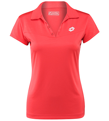 Lotto Womens Polo Natty - Rose - Tennisnuts.com