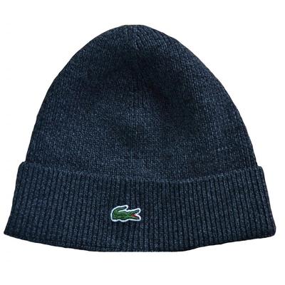 Lacoste Wool Beanie - Grey - Tennisnuts.com