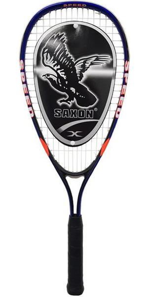 Saxon Junior Speed Squash Racket - Blue/Orange - Tennisnuts.com