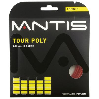 Mantis Tour Polyester Tennis String Set - Red - Tennisnuts.com