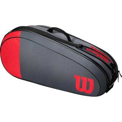 Wilson Team 6 Racket Bag - Grey/Red