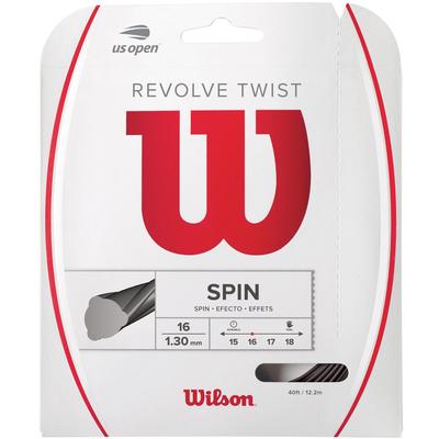 Wilson Revolve Twist Tennis String Set - Grey - Tennisnuts.com
