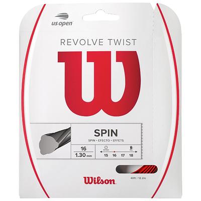 Wilson Revolve Twist Tennis String Set - Red - Tennisnuts.com