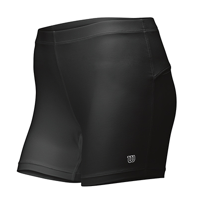 Wilson Womens Ball Pocket Shorts - Black - Tennisnuts.com