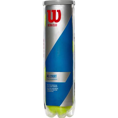 Wilson Ultra Club All Court Tennis Balls (4 Ball Can) - Tennisnuts.com