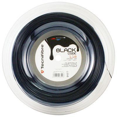 Tecnifibre Black Code 200m Tennis String Reel - Tennisnuts.com
