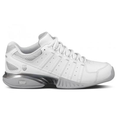 K Swiss Womens Receiver III Indoor Carpet Tennis Shoes White Tennisnuts
