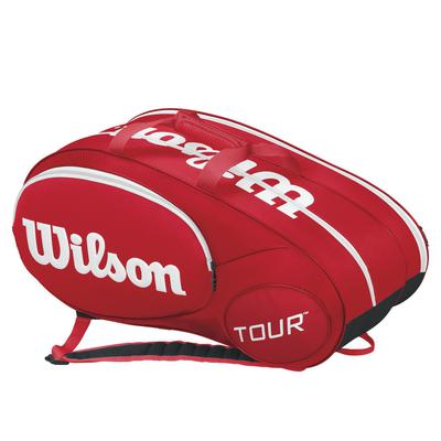 Wilson Mini Tour 6 Pack Junior Racket Bag - Red - Tennisnuts.com